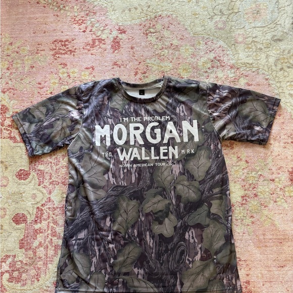 Morgan Wallen | Shirts | Morgan Wallen Im The Problem Tour Merch Camo ...